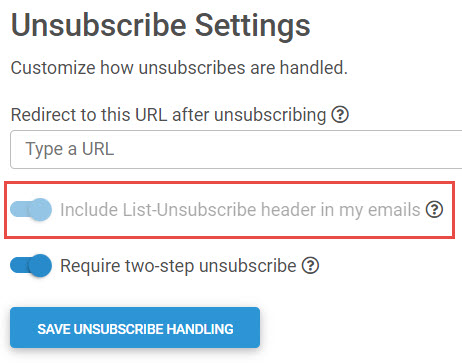 List-Unsubscribe Header – JangoMail Help