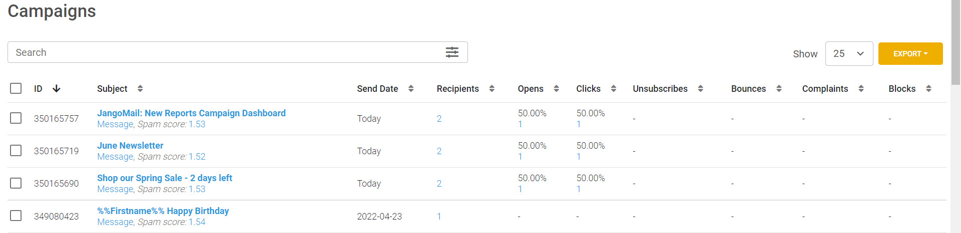 Quick Start Guide – JangoMail Help